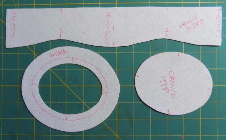 Steps to making a three part buckram hat. – …out of a portrait