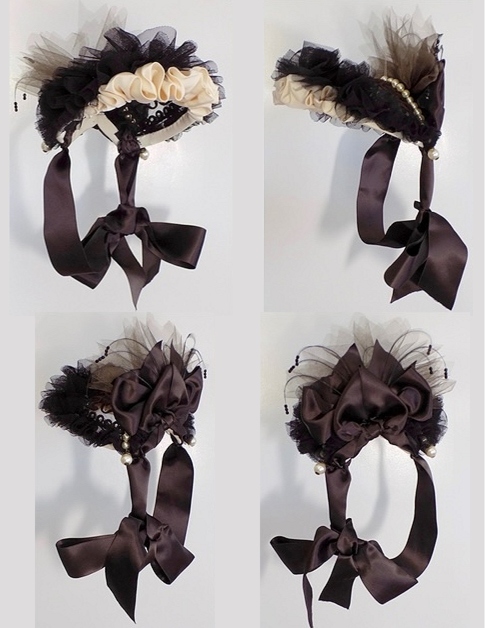 #44 – Victorian Small Bonnet 1885-95 – …out of a portrait